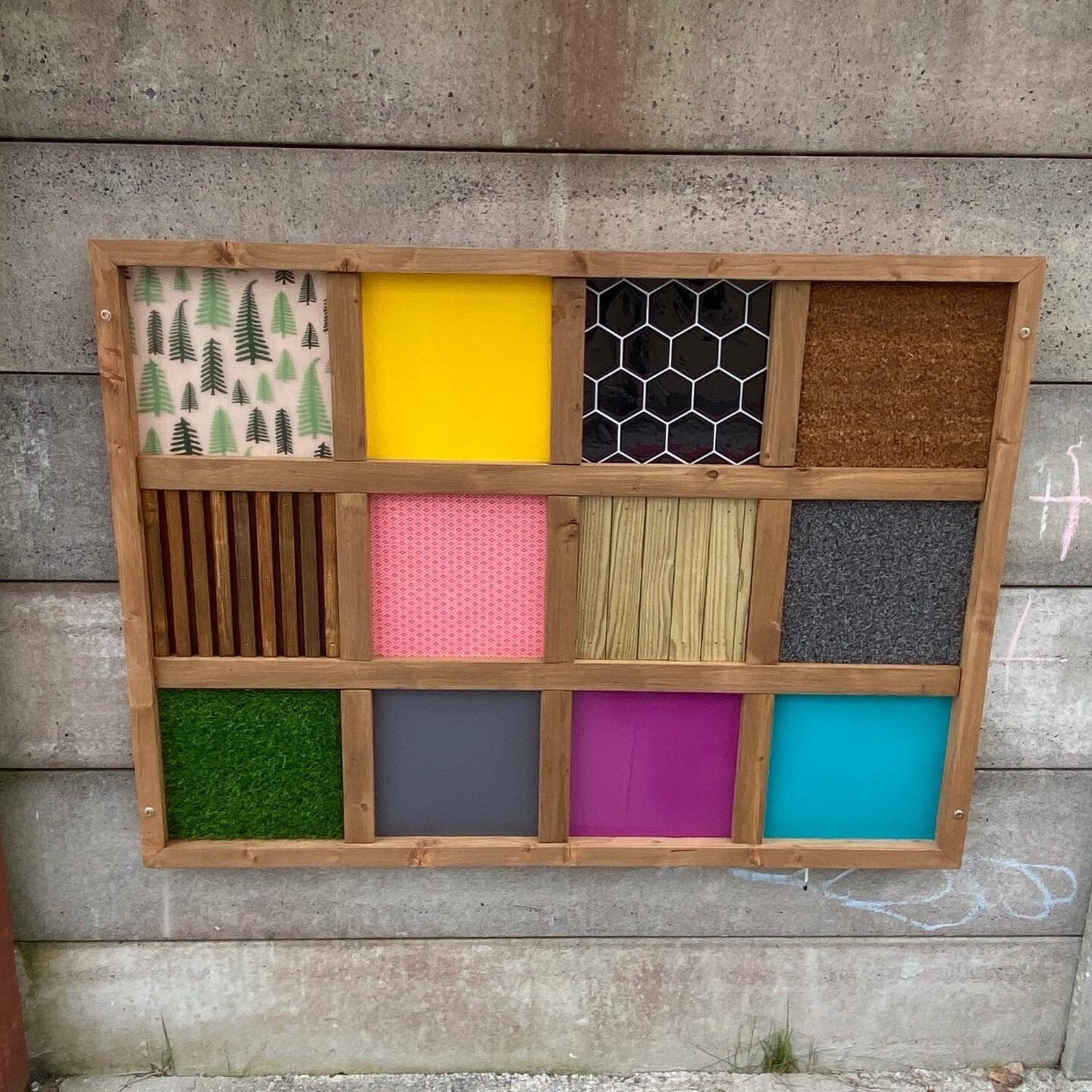 Large Outdoor Sensory Feel Board - Etsy