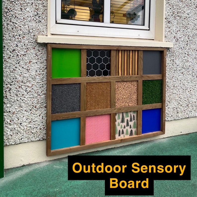 Large Outdoor Sensory Feel Board - Etsy