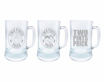 Still Game Inspired Two Pints Prick Pint Drinking Glasses - Etsy