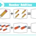 Addition Worksheets Numbers 1-10 for Preschool, Kindergarten, Pre-k, 1 ...