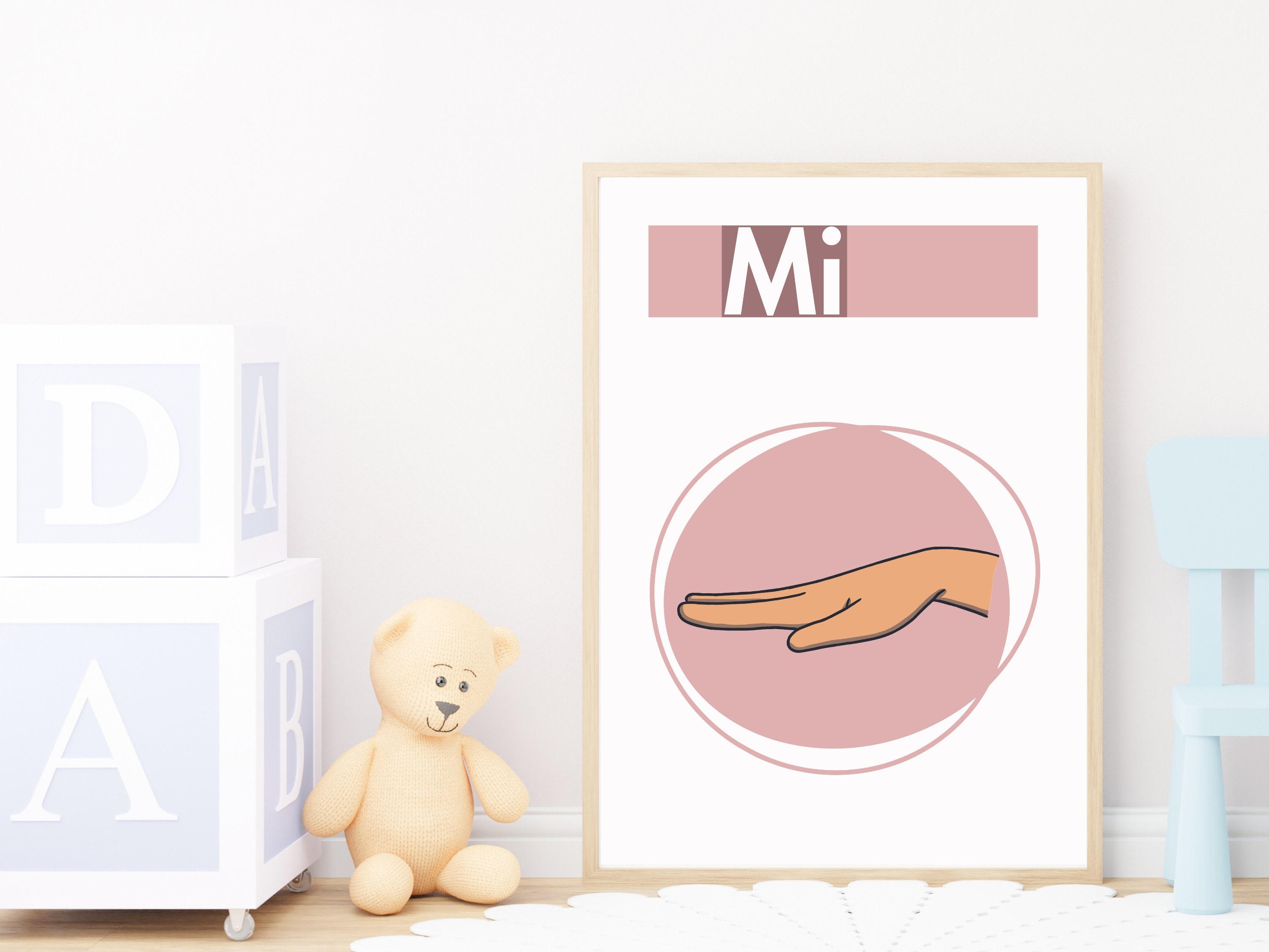 Solfege Hand Signs Poster Set of 8, Music Class Poster, Elementary ...