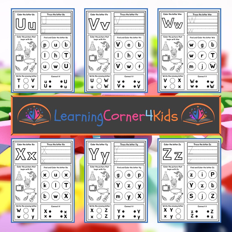 ABC Worksheets Bundle: Promote Handwriting Skills Trace, Learn ...