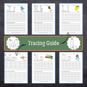 Handy Letter Worksheets Set: Learn, Trace, and Write - Perfect for ...