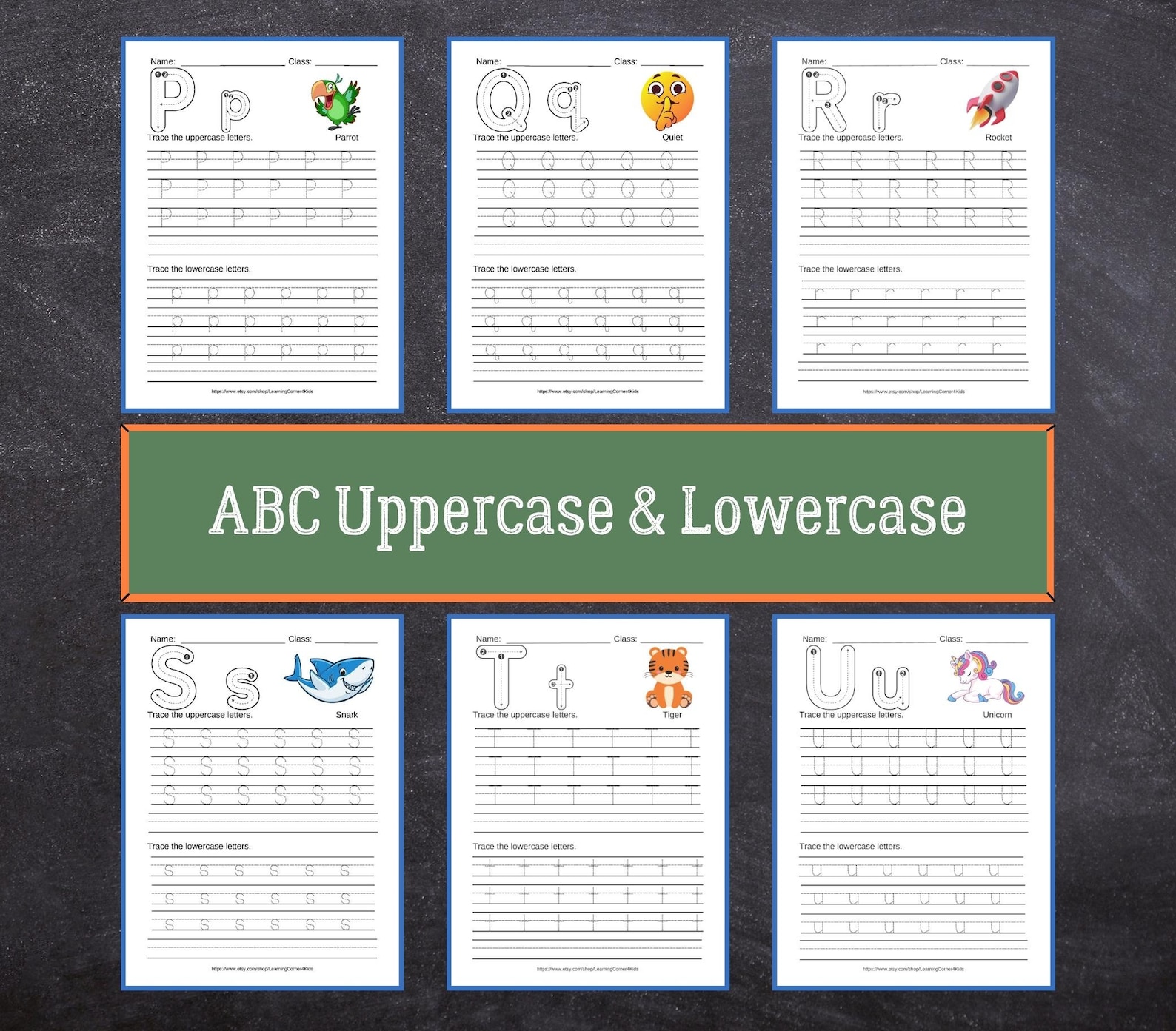 Handy Letter Worksheets Set: Learn, Trace, and Write - Perfect for ...