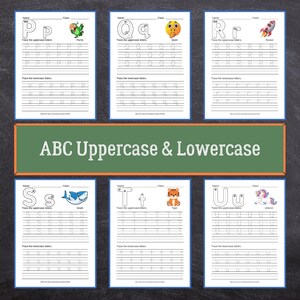 Handy Letter Worksheets Set: Learn, Trace, and Write - Perfect for ...