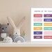 Months of the Year Pastel Poster Montessori Classroom Decor Months ...