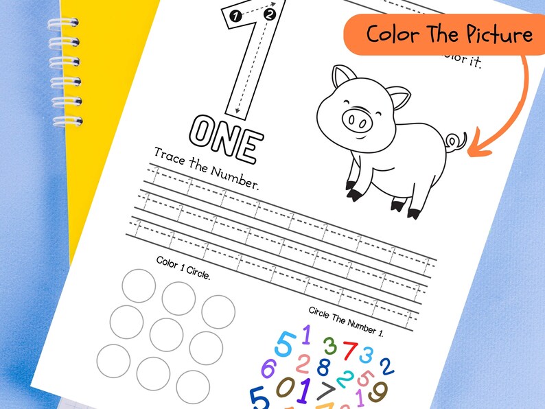 Number Tracing Worksheet 0-10, Preschool Curriculum, Homeschool ...