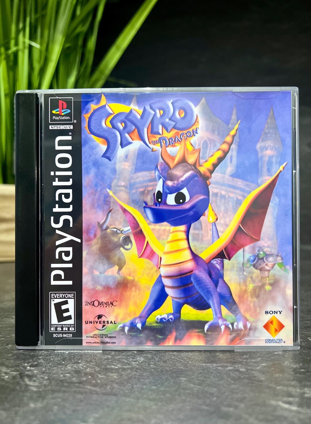 Spyro the Dragon Custom Made Replacement Case for PS1 for Fans and ...