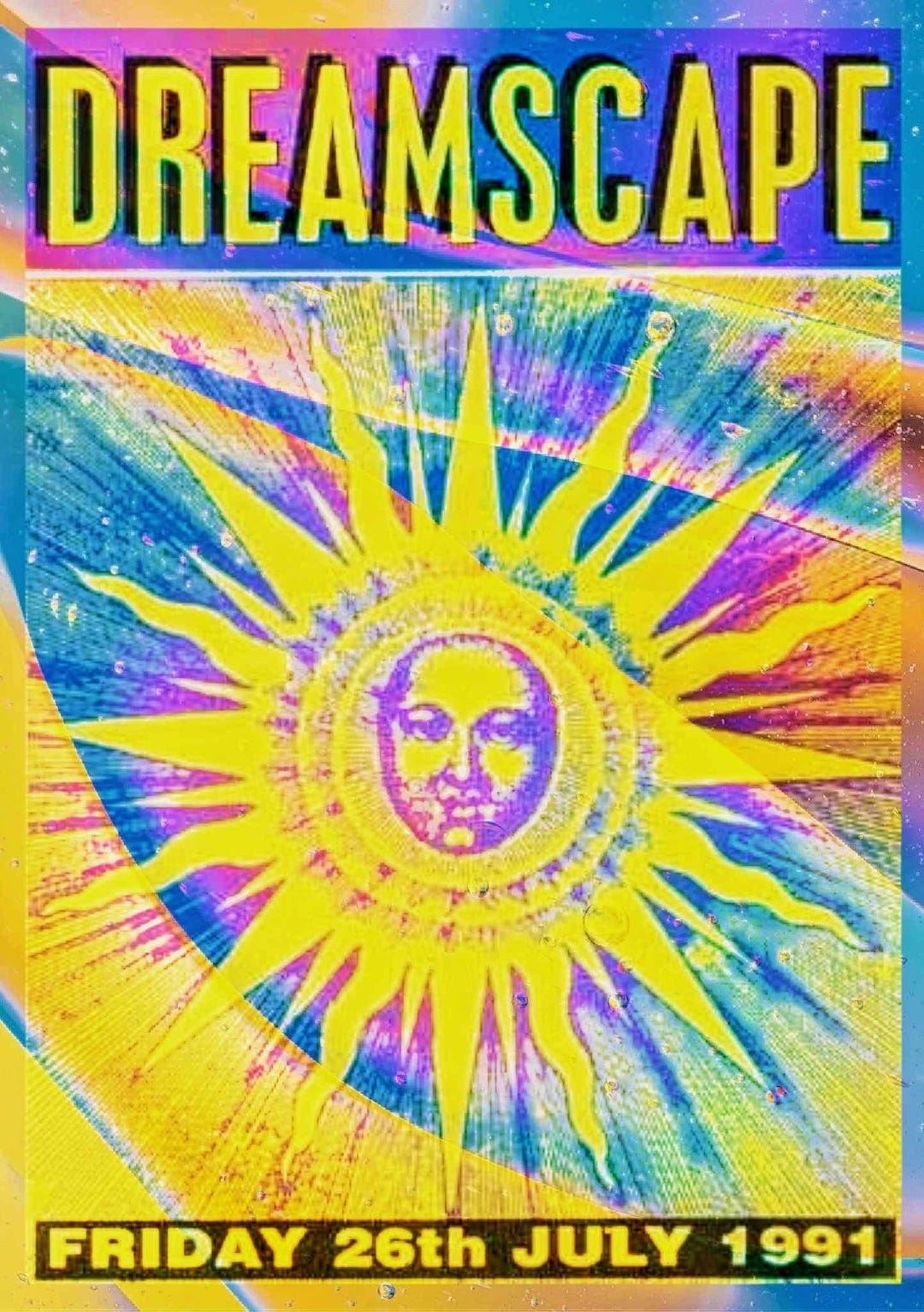 A3 90s Rave Flyer Collage Art Print | Wall Art | Gallery Wall | Collage ...