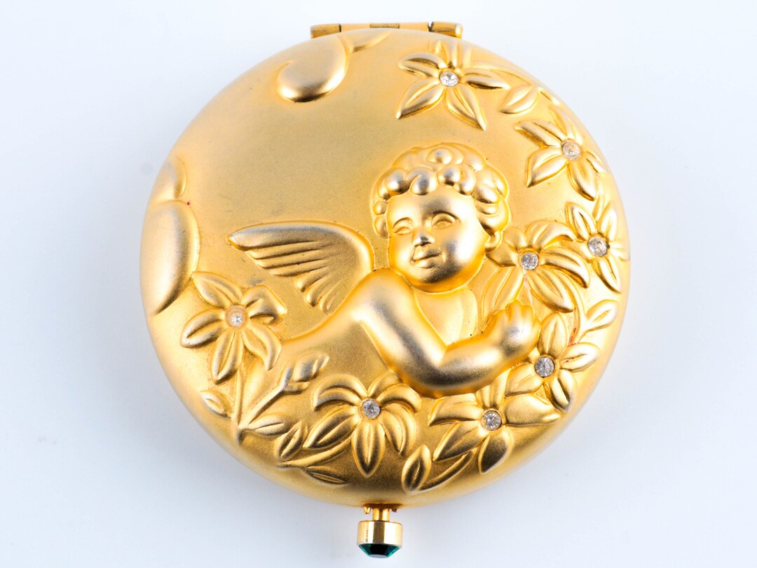 Estée Lauder - Vintage Compact - Angel - 1990 - Etsy