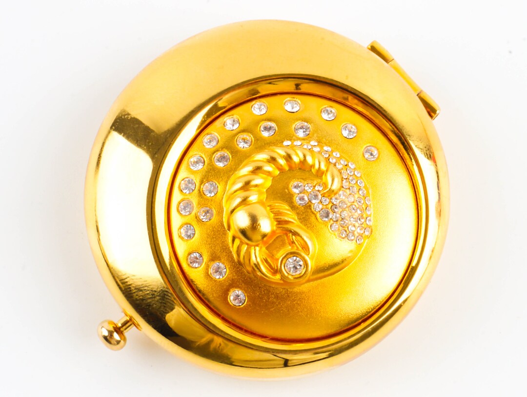 Estee Lauder - Vintage Golden Libra Compact - Lucidity - Translucent ...