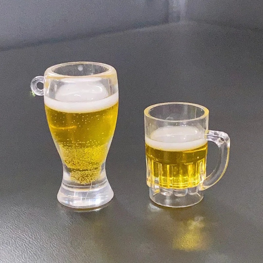 2 Pieces of Miniature Beer Mug Charms - Etsy