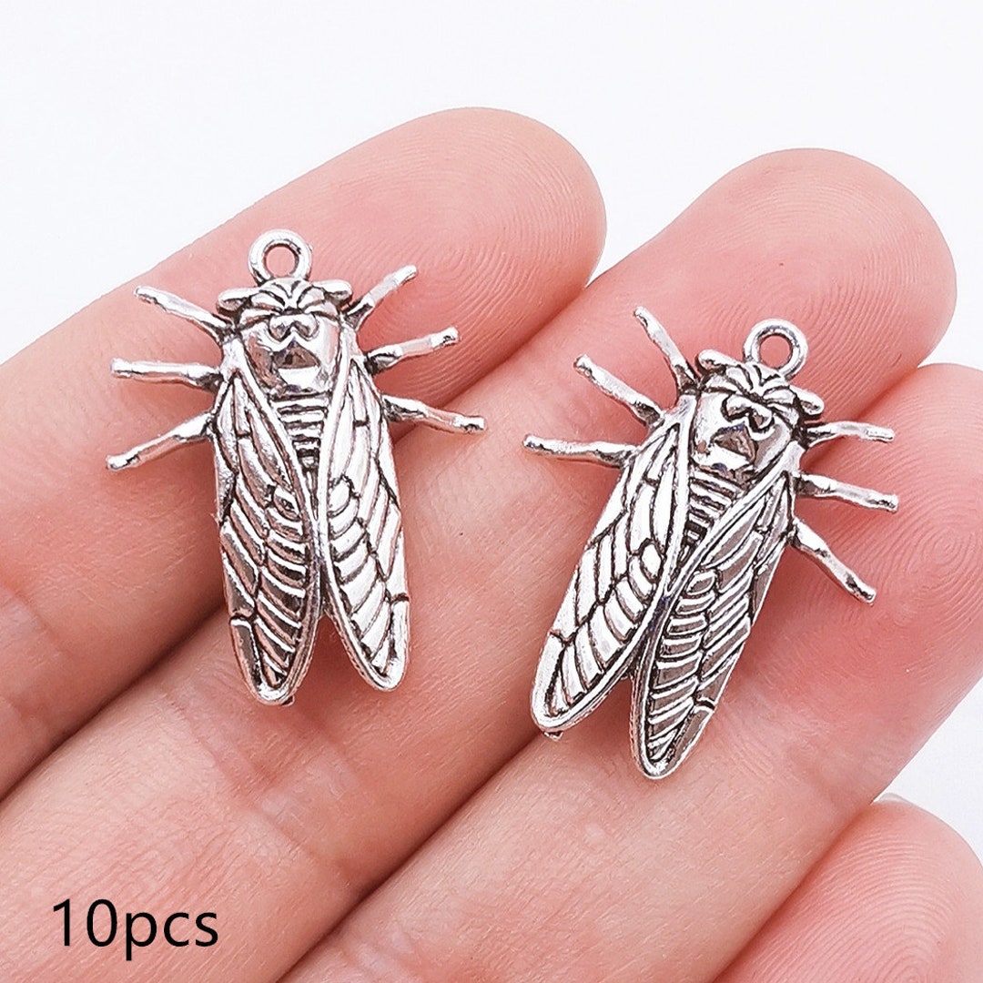 10 Pieces of Moth Fly Insect Alloy Pendant Charms for Jewelry Making - Etsy