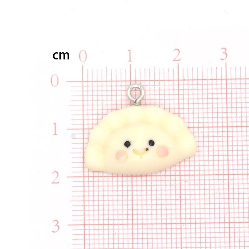 10 Pieces of Cute Kawaii Dumplings Food Resin Charms for Jewelry Making ...