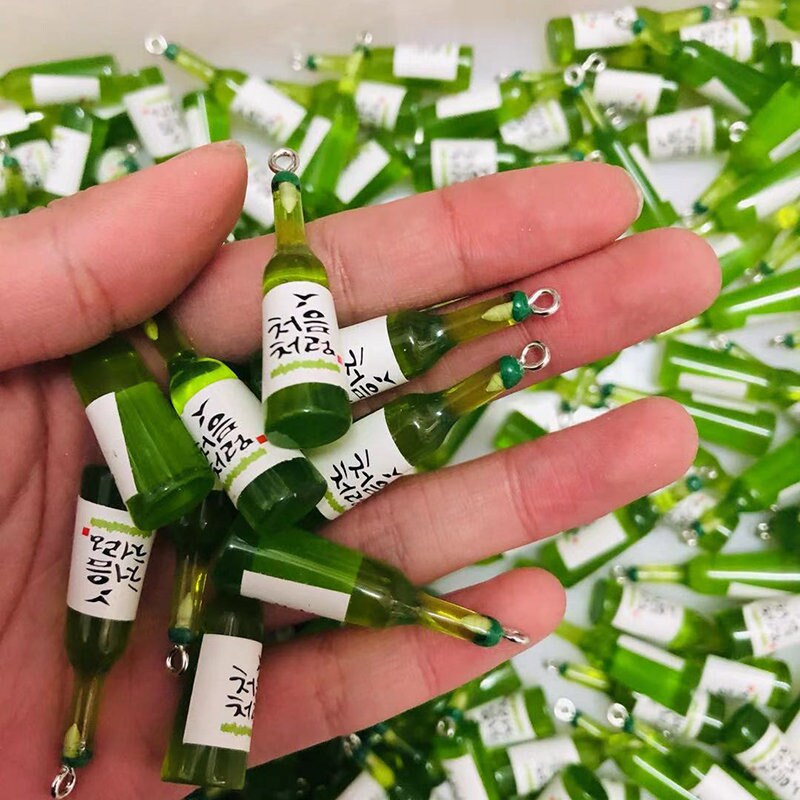 10 Pieces of Green Beer Drink Bottle Charms for Jewelry Making - Etsy