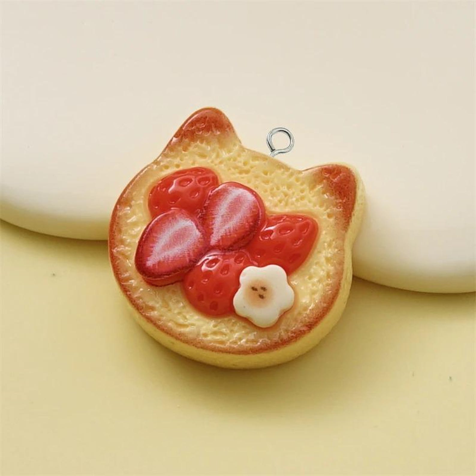 10 Pcs of Kawaii Toast Charms for Jewelry Making, Cute Animal Bread ...