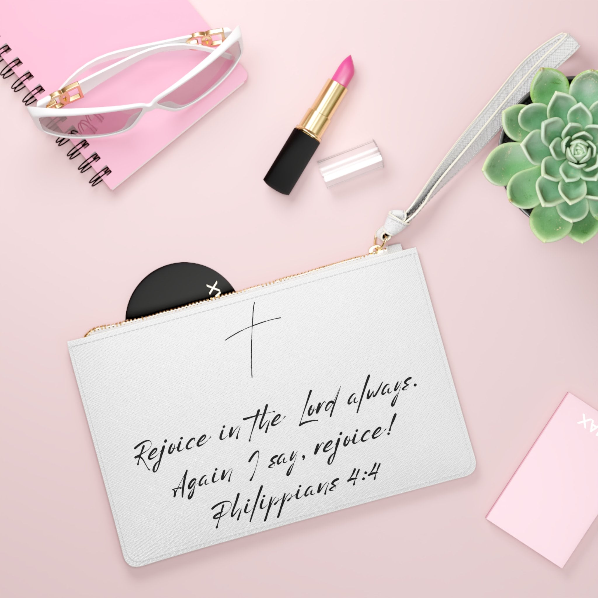 Christian Clutch Handbag Bag for Fashion-conscious Believers With Bible ...