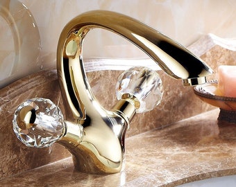 Crystal Bathroom Sink - Etsy