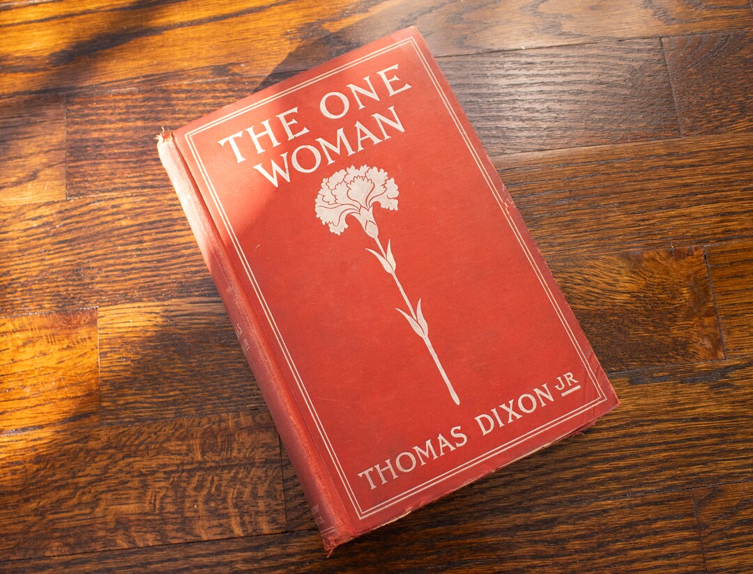 The One Woman by Thomas Dixon Jr. Hardcover Book 1903 - Etsy