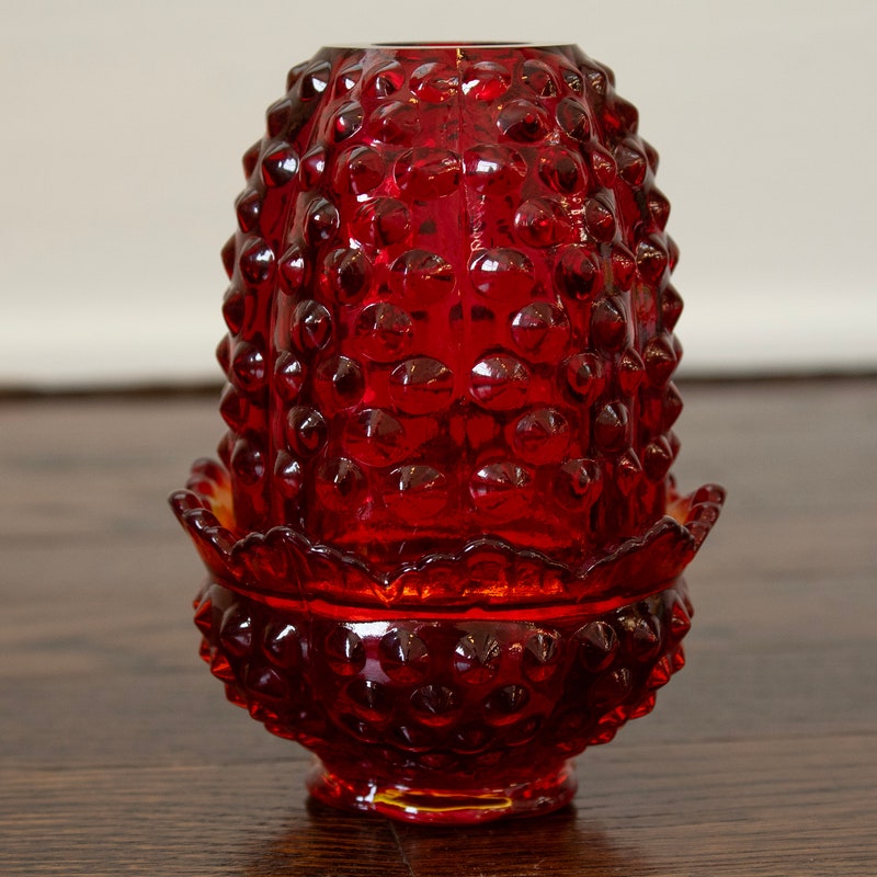 Vintage Red Glass - Etsy