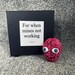 Funny Tiny Brain Pet Figure in Box With Message - Cute Desk Buddy ...