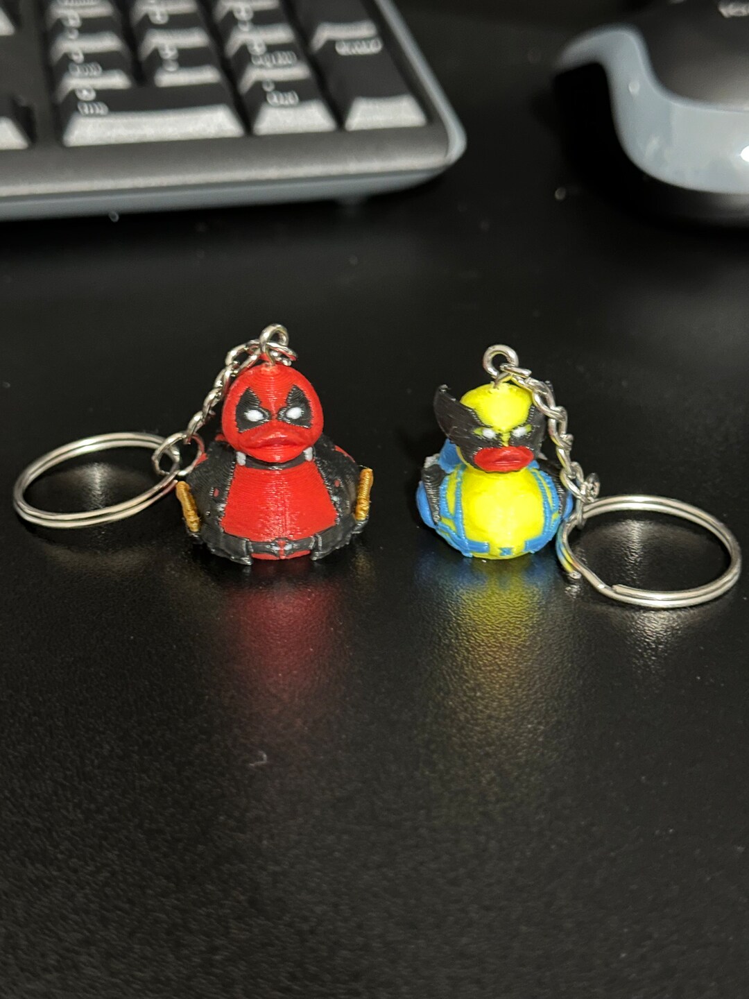 Deadpool and Wolverine Duckie Keychain - Etsy
