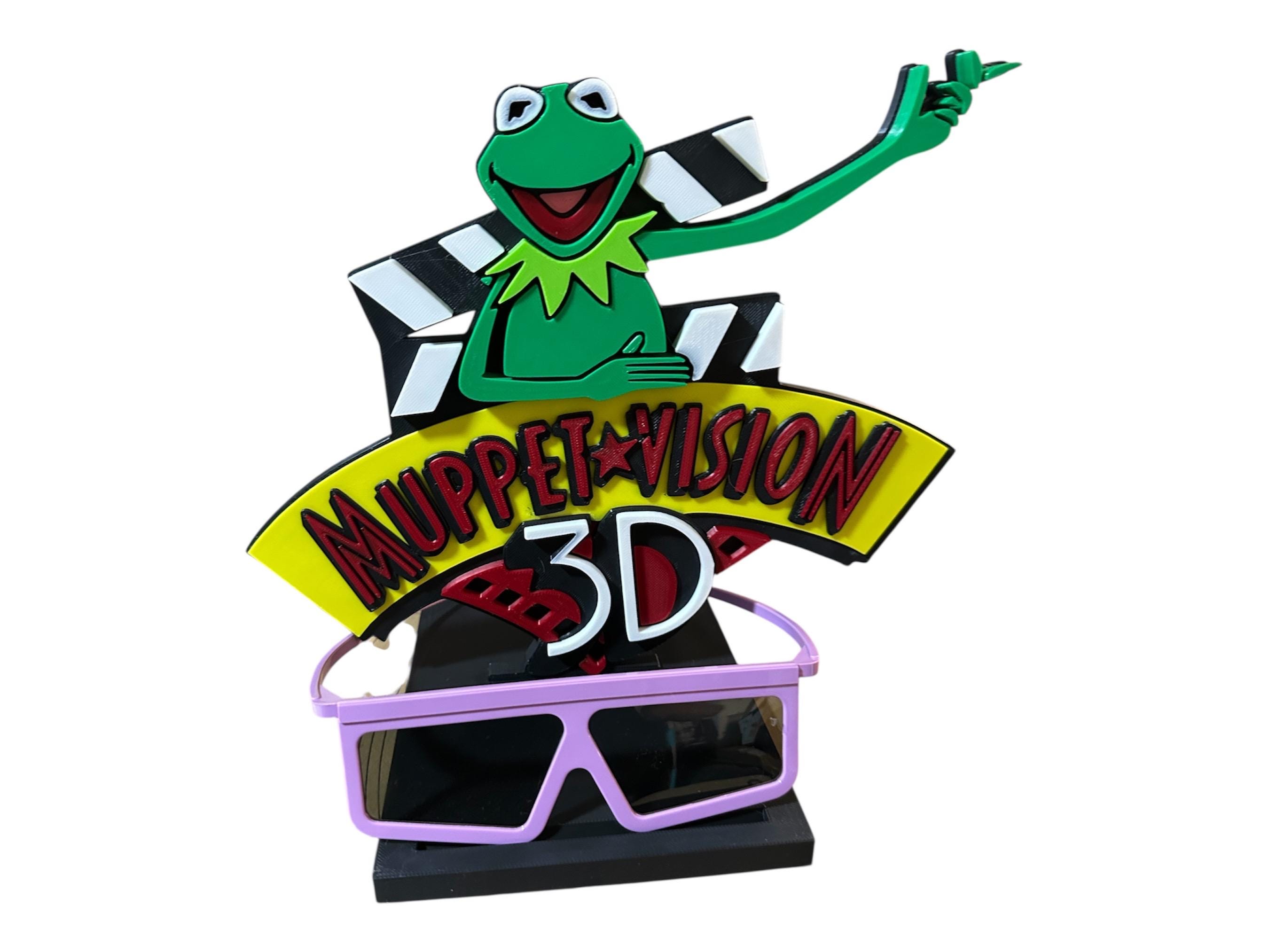 Muppet Vision 3D - 3d Glasses Display - Etsy