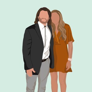 Custom Color Block Portraits PRINT - Etsy