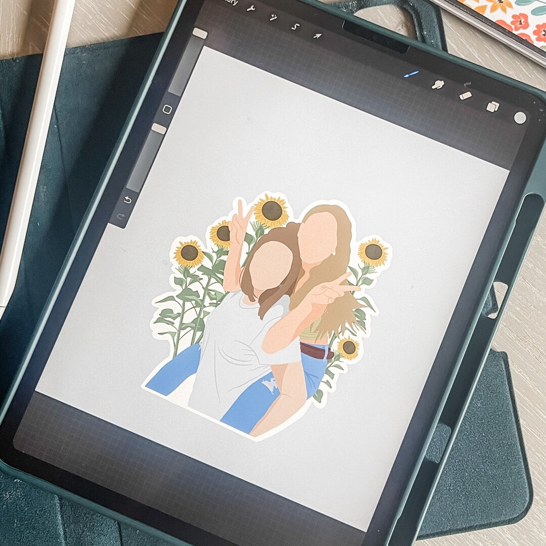 Custom Color Block Portraits - *PRINT* - Etsy