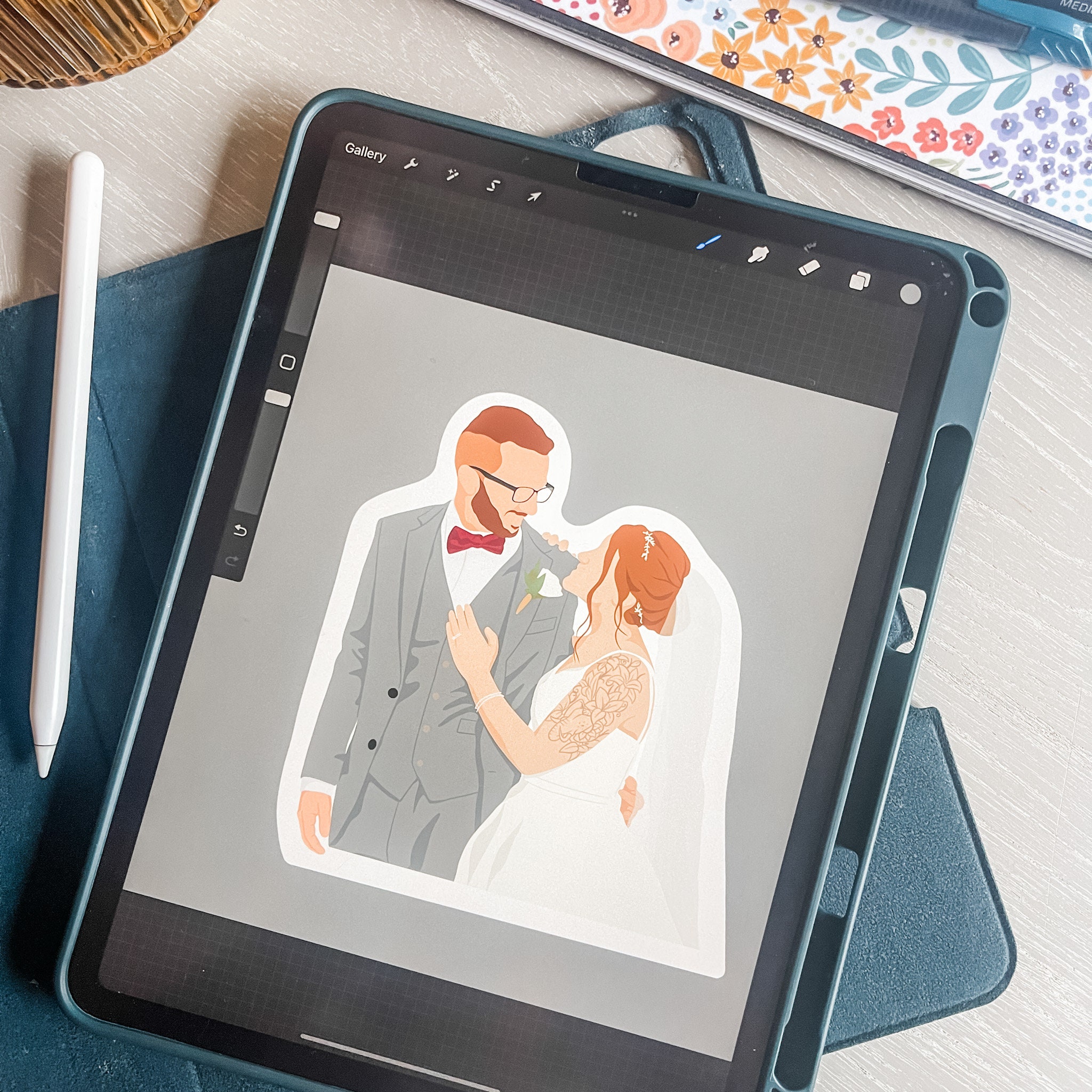 Custom Color Block Portraits - *PRINT* - Etsy