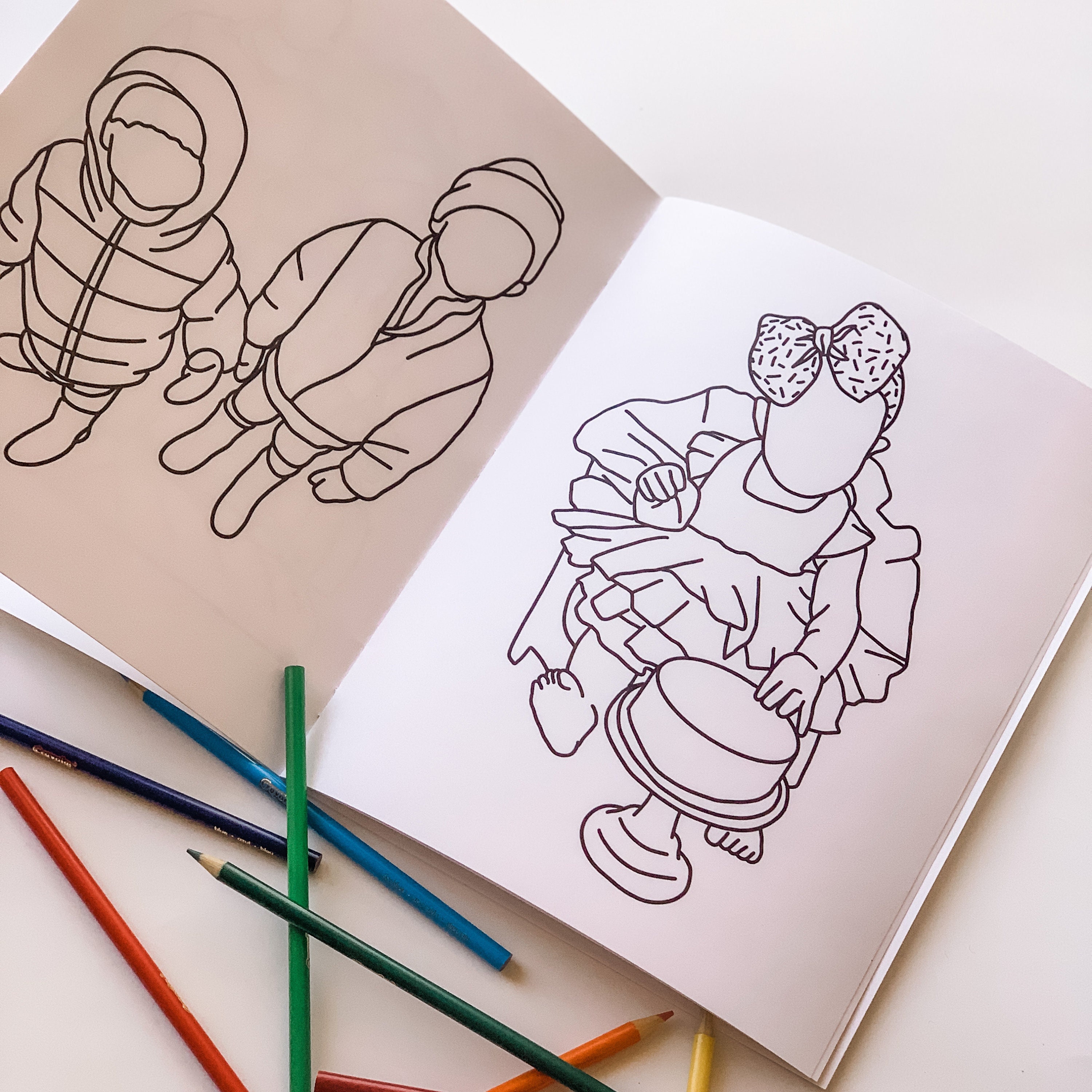 Custom Photo Coloring Book - Etsy