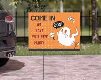 We Have Candy Sign - Etsy