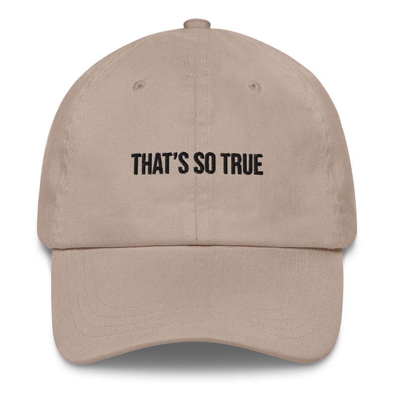That's so True Gracie Abrams Inspired Dad Hat, Baseball Cap - Etsy