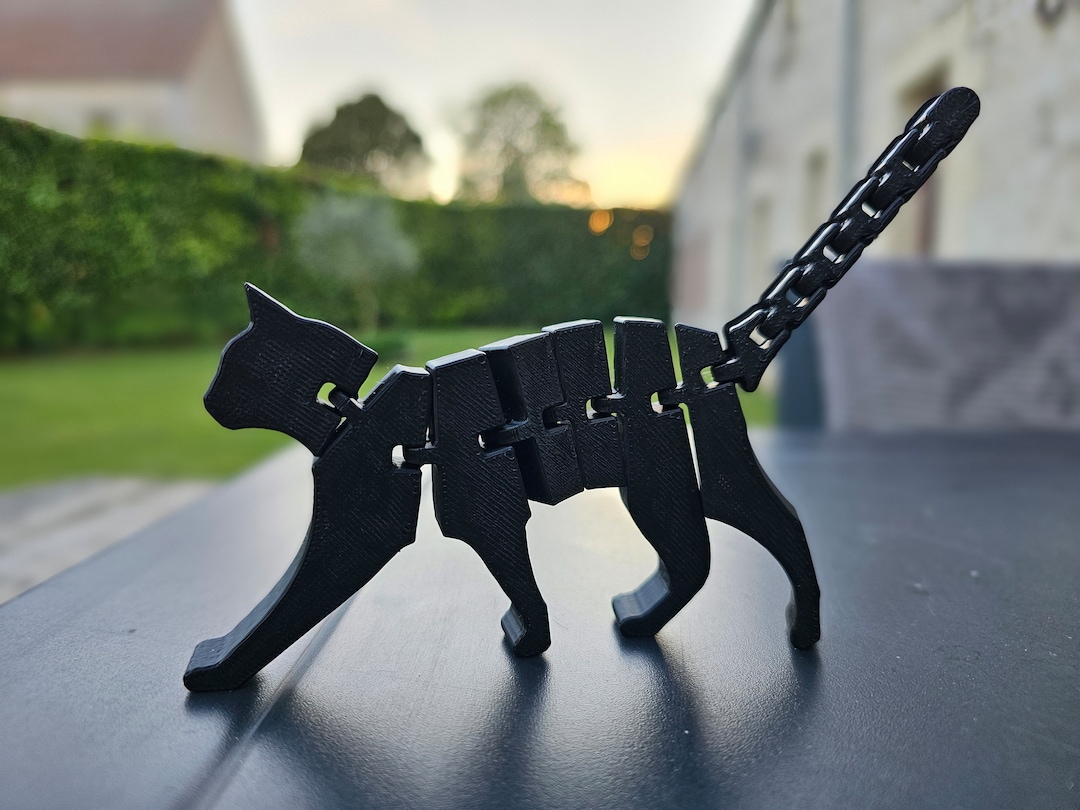 3D Printed Articulated Cat Toy - Etsy