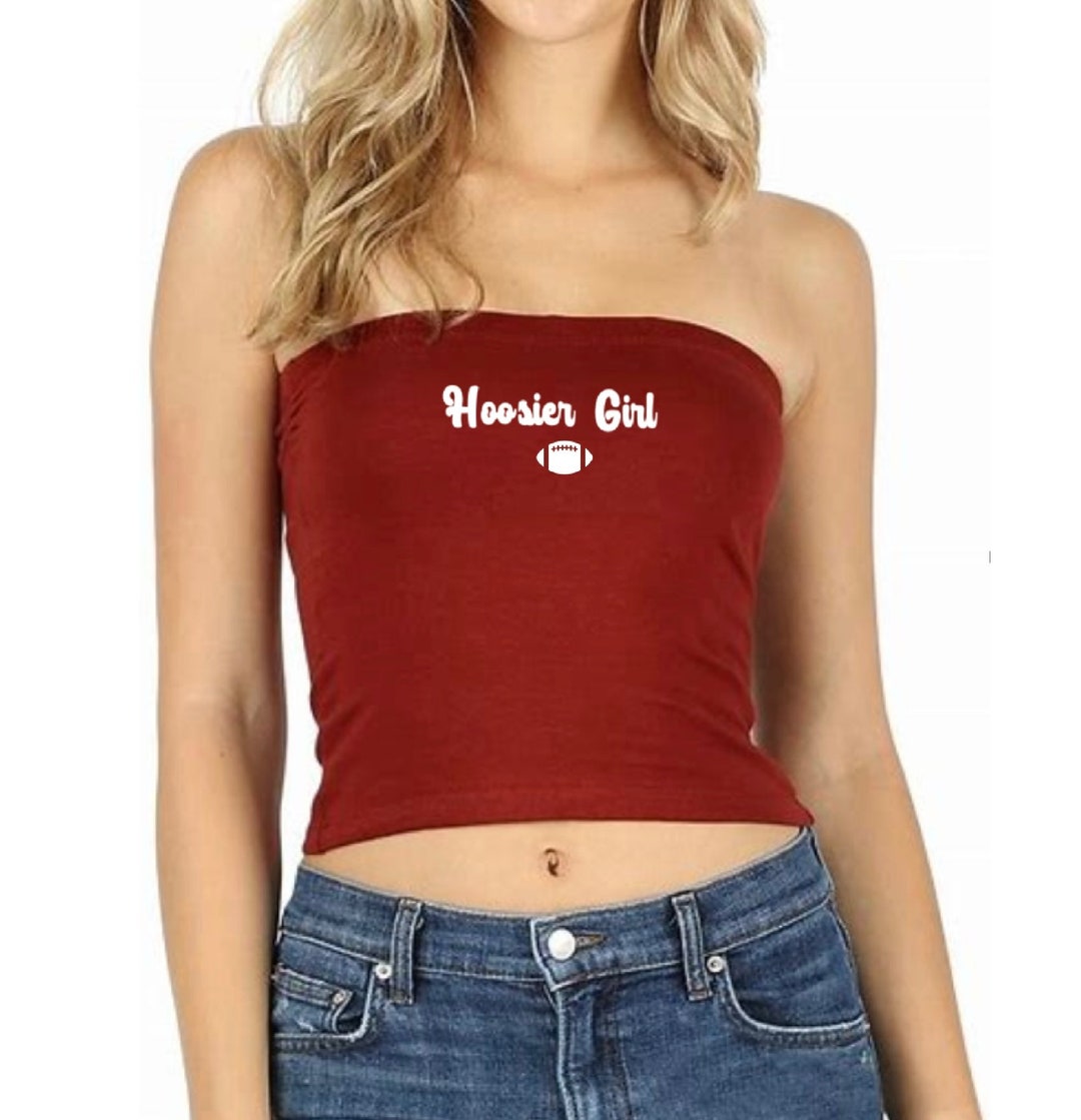 Indiana University Tailgate Top Hoosier Girl Football - Etsy