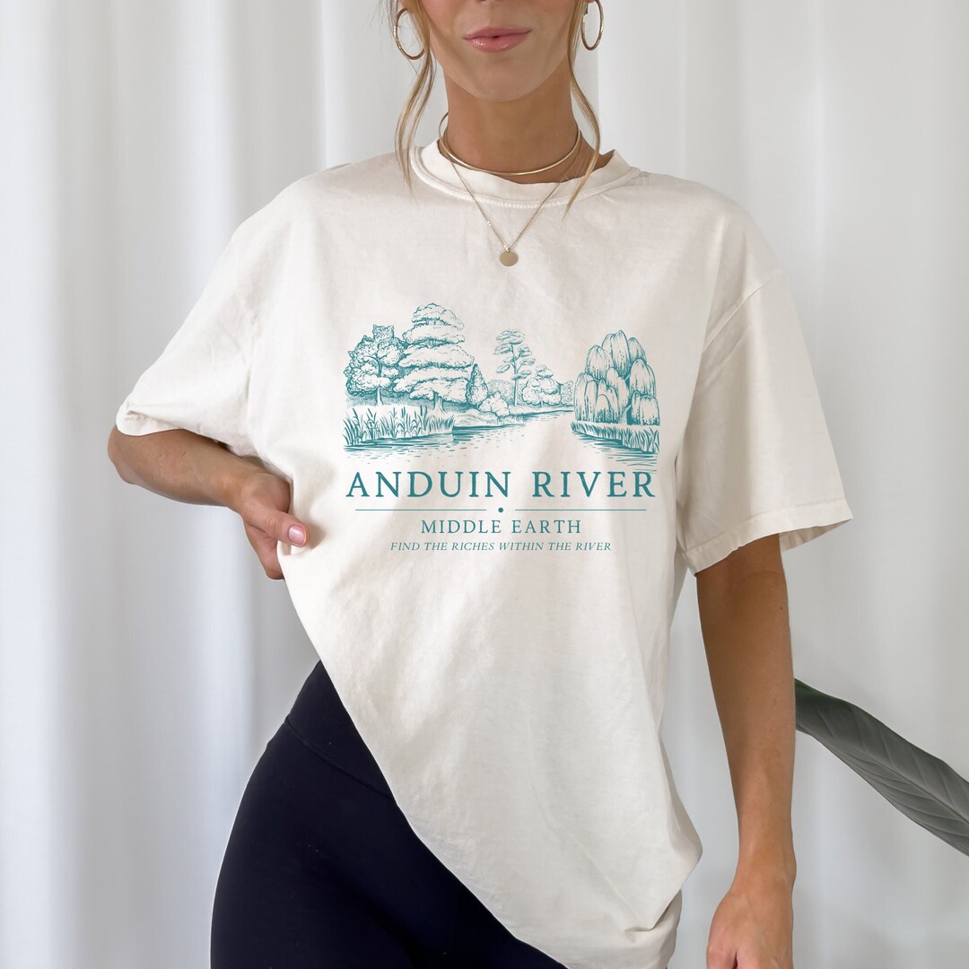 Anduin River Vintage Shirt. LOTR. the Shire. Middle Earth. Smeagol ...