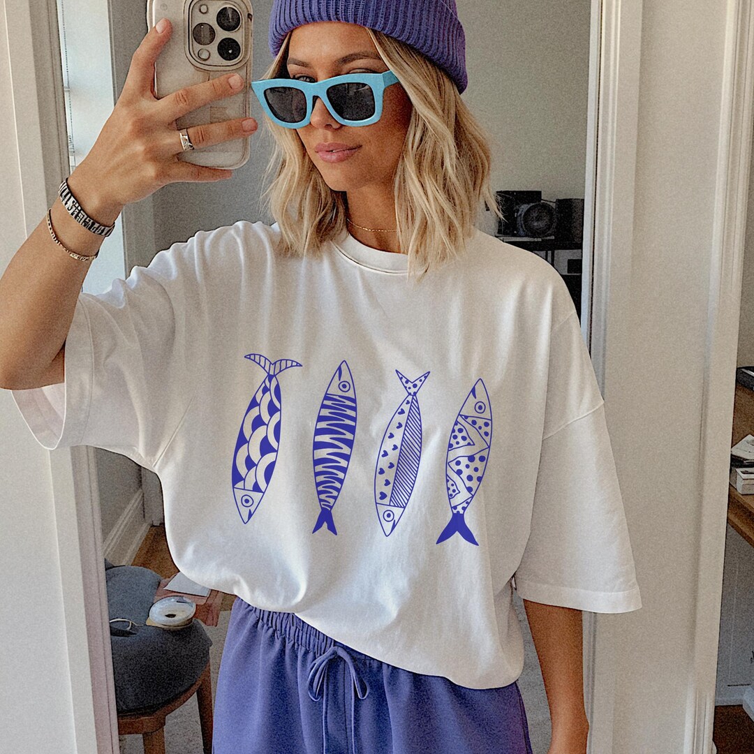 Comfort Colors Sardine Graphic Tee. Mermaid Shirt. La Dolce Vita Tshirt ...