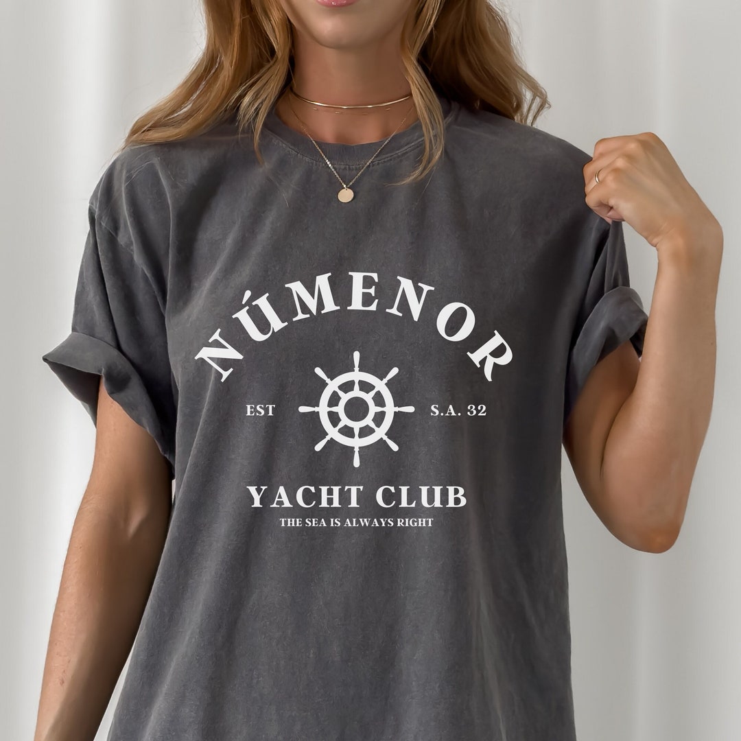 Numenor Yacht Club. Lotr Shirt. LOTR Tee. Middle Earth. Tolkien. Sauron ...