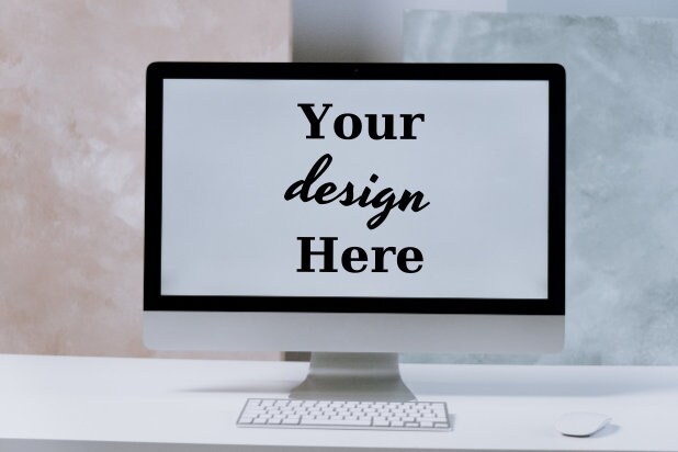 Desktop Mockup Monitor Mockup Computer Mockup Screen Mockup Device ...