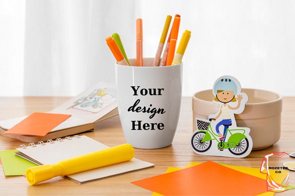 Kids Mockup, Wooden Background Mockup, Kids Art and Craft Mock-up, Back ...