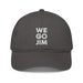 Baseball Cap we GO Jim Embroidered Design, Organic Cotton, Minimalist ...