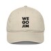 Baseball Cap we GO Jim Embroidered Design, Organic Cotton, Minimalist ...