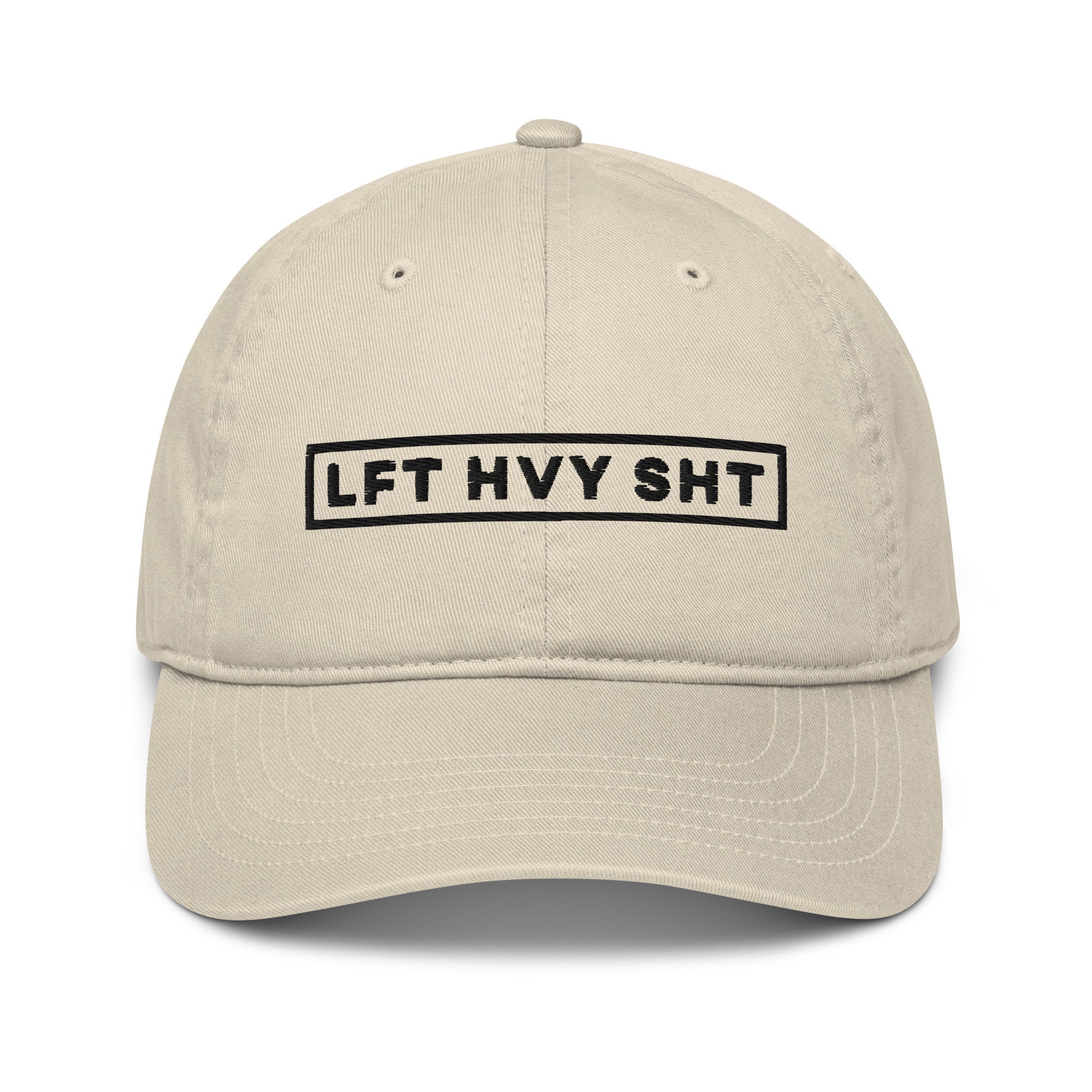 Baseball Cap lift Heavy Sht Embroidered Design, Organic Cotton ...