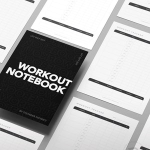 Gym Diary, Workout Log, Lift Tracker, Daily Workout Tracker, Printable ...