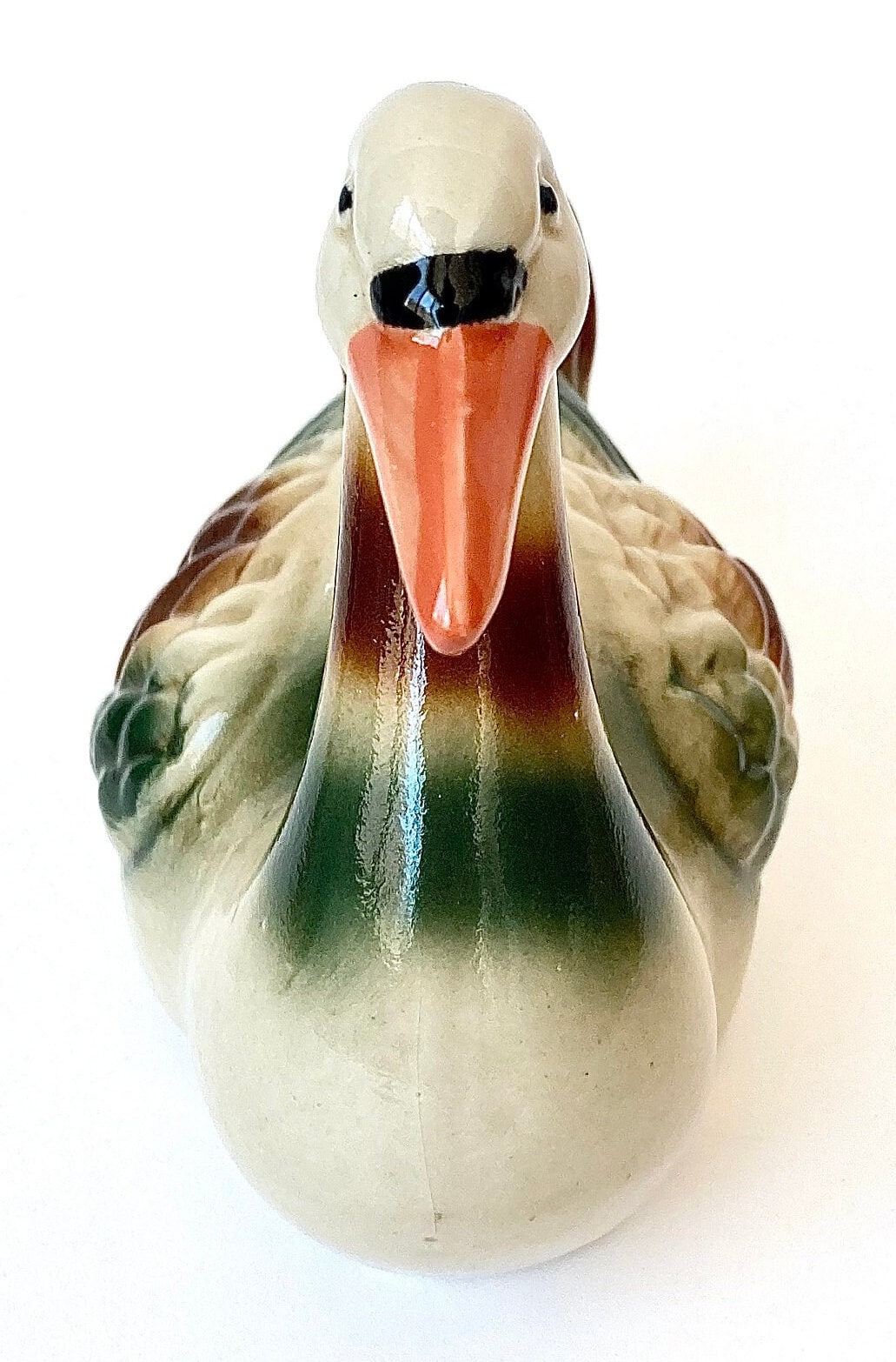 Vintage Ceramic Duck Statue Made in Brazil - Etsy