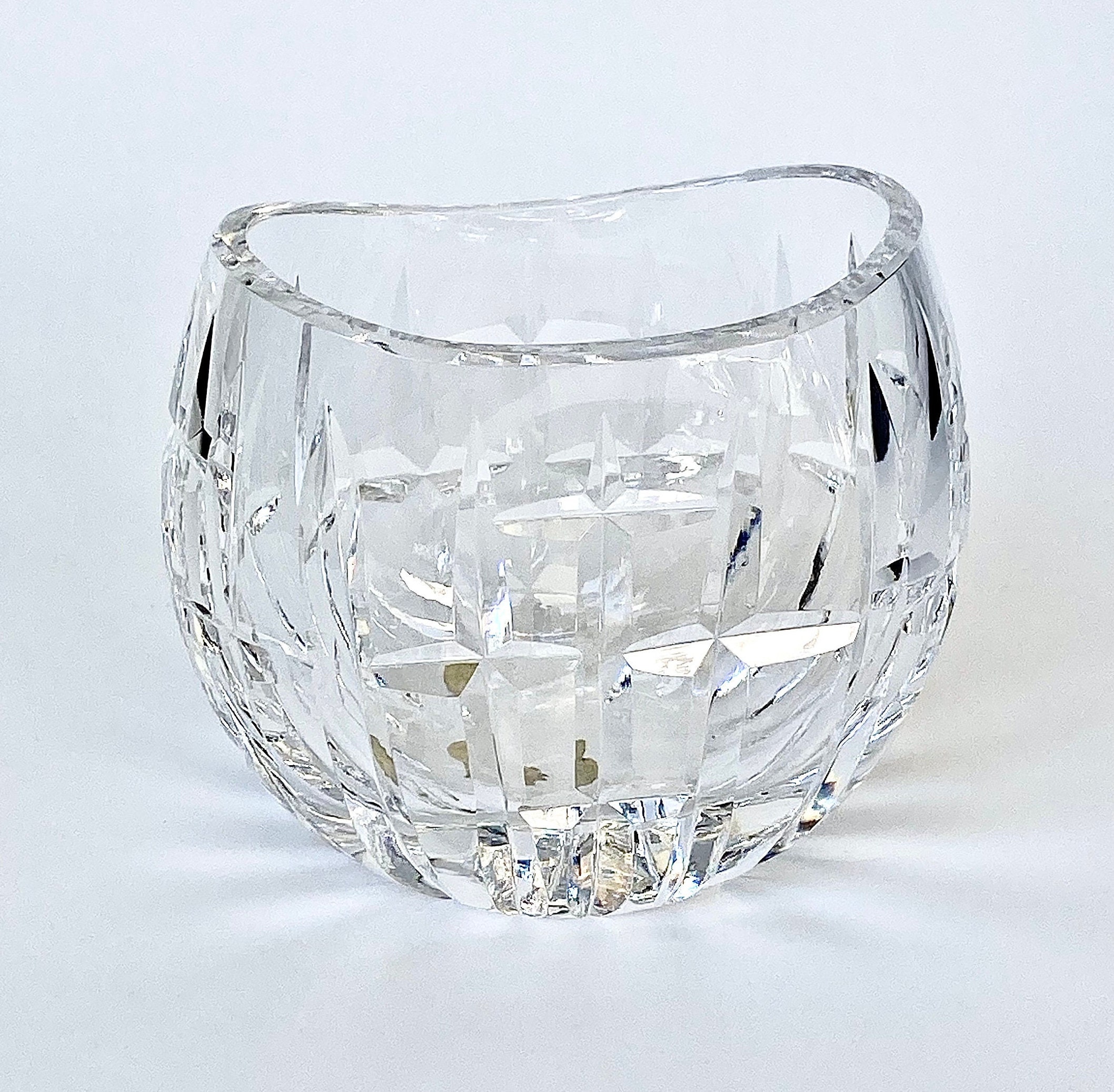 Vintage Waterford Cut Crystal Crystal Vase With Sticker and - Etsy