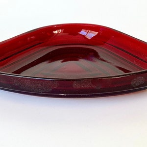 Anchor Hocking RARE Manhattan Triangular Relish Dishes Depression Glass ...