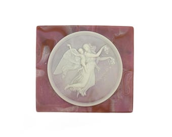 GENUINE INCOLAY Vintage Stone Horses Jewlery/trinket Box - Etsy