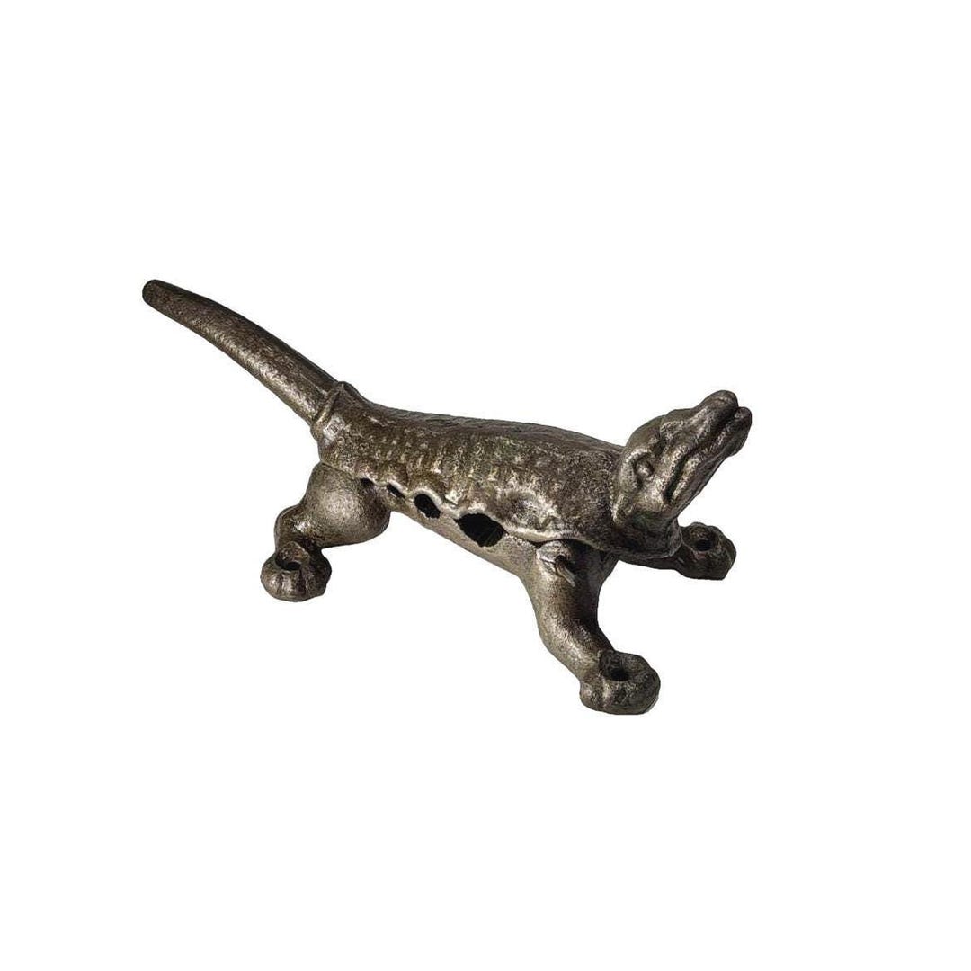 RARE Collectible Antique Cast Iron Alligator Apothecary Cork Press ...