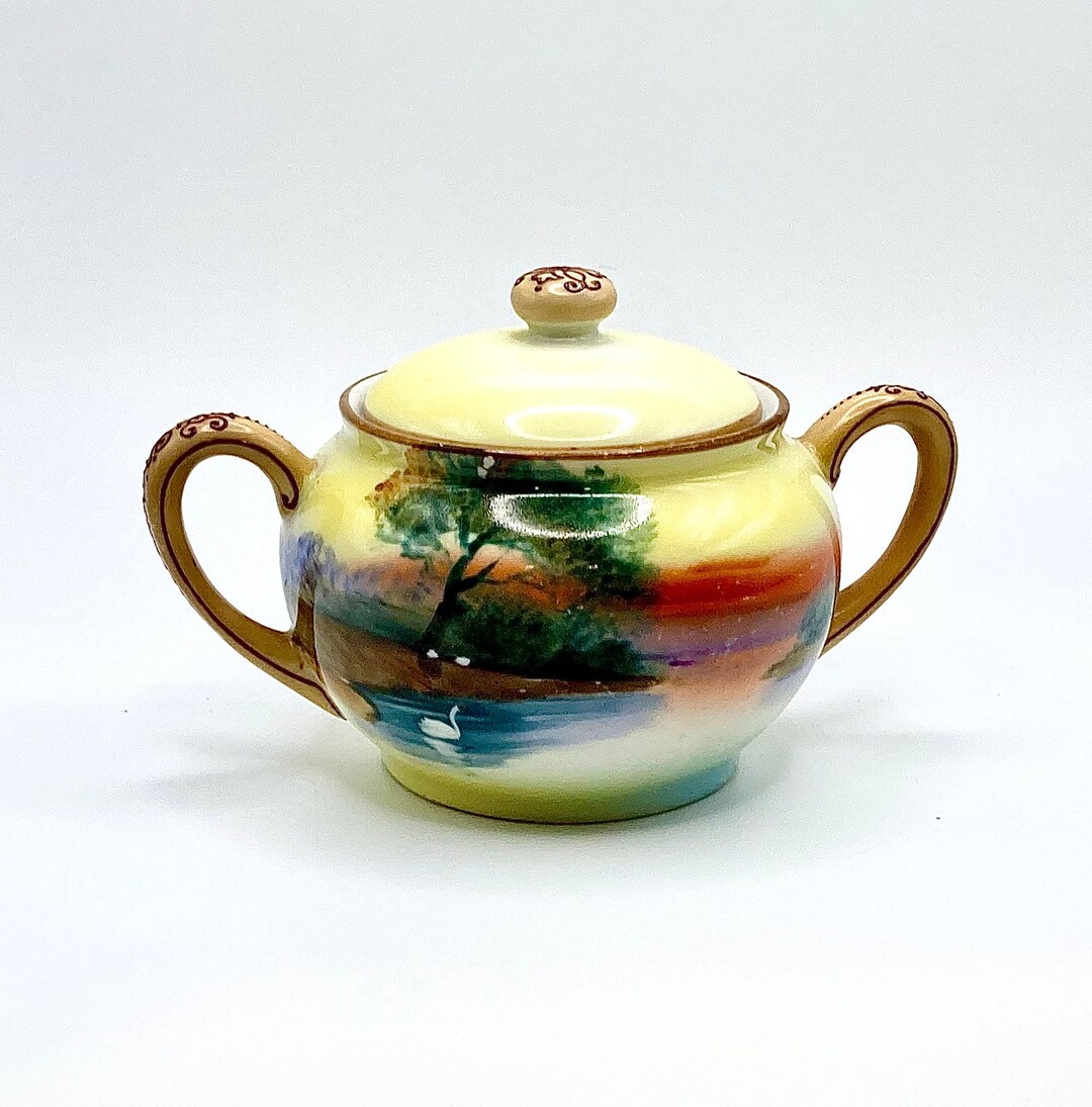 Vintage Antique Noritake 1920s Hand Painted Porcelain With Moriage ...